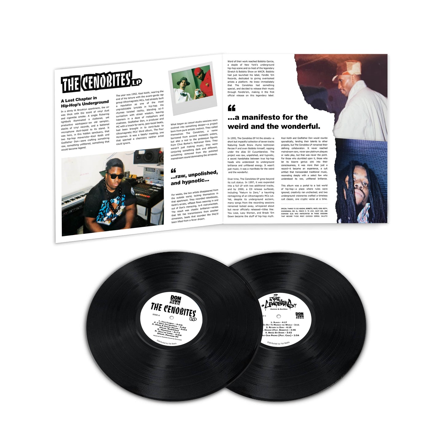 Kool Keith & Godfather Don - The Cenobites (2XLP, CD, Cassette) – Fat Beats